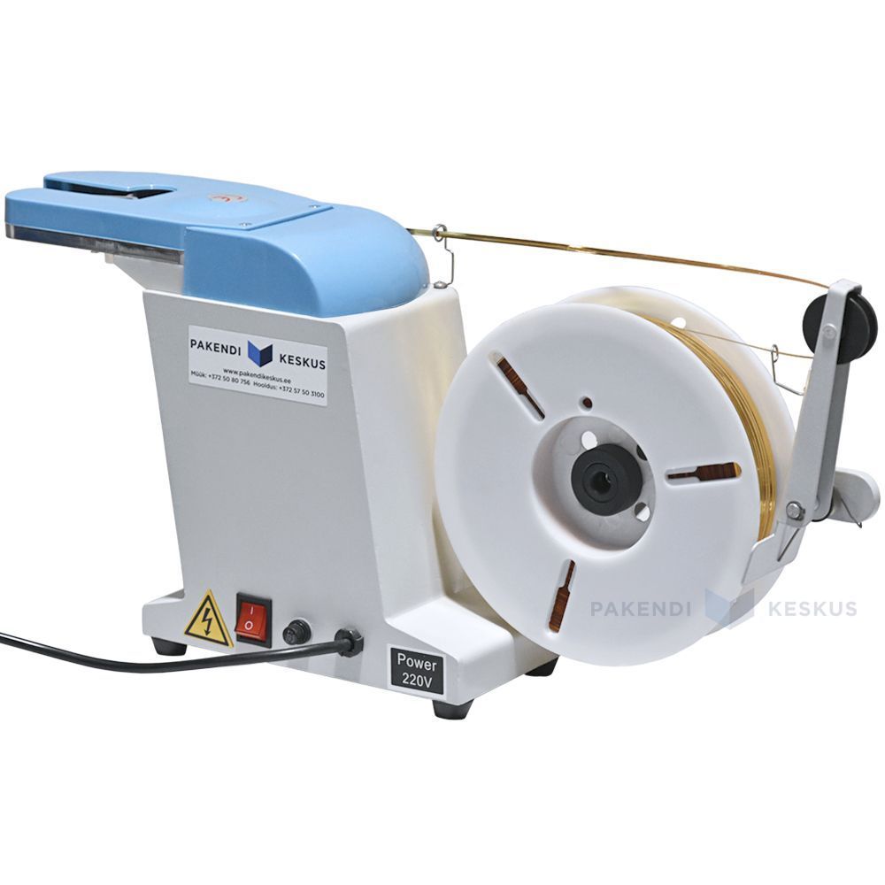 Semi-automatic twist-tying machine - Pakendikeskus