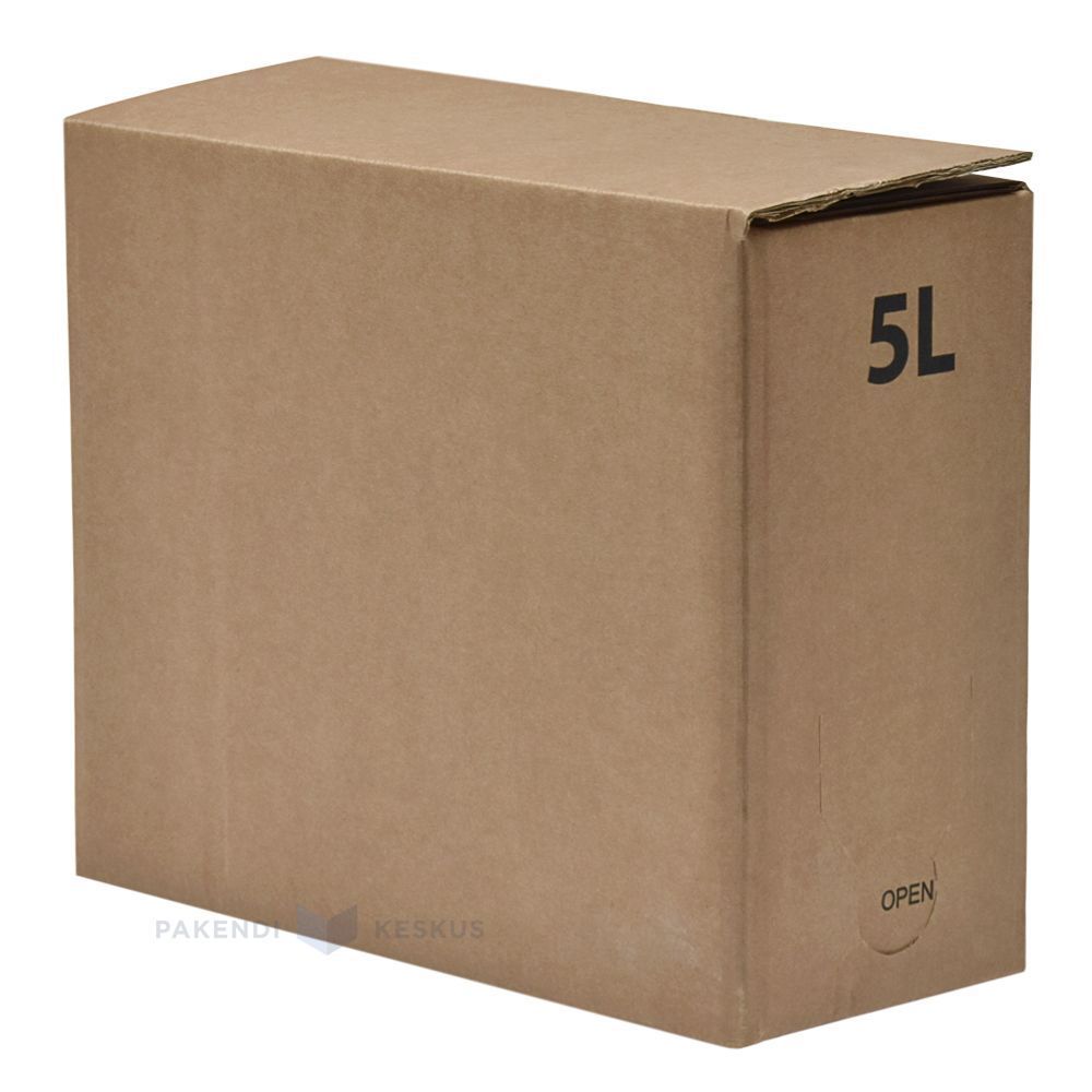 Corrugated carton box for bag-in-box bags 260x110x210mm 5L - Packforce