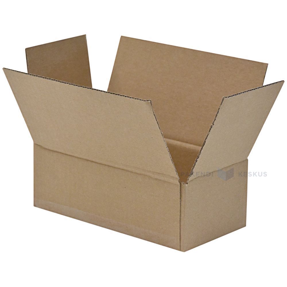 Corrugated carton box 220x110x70mm, 0203, 3-layer, B, brown - Packforce