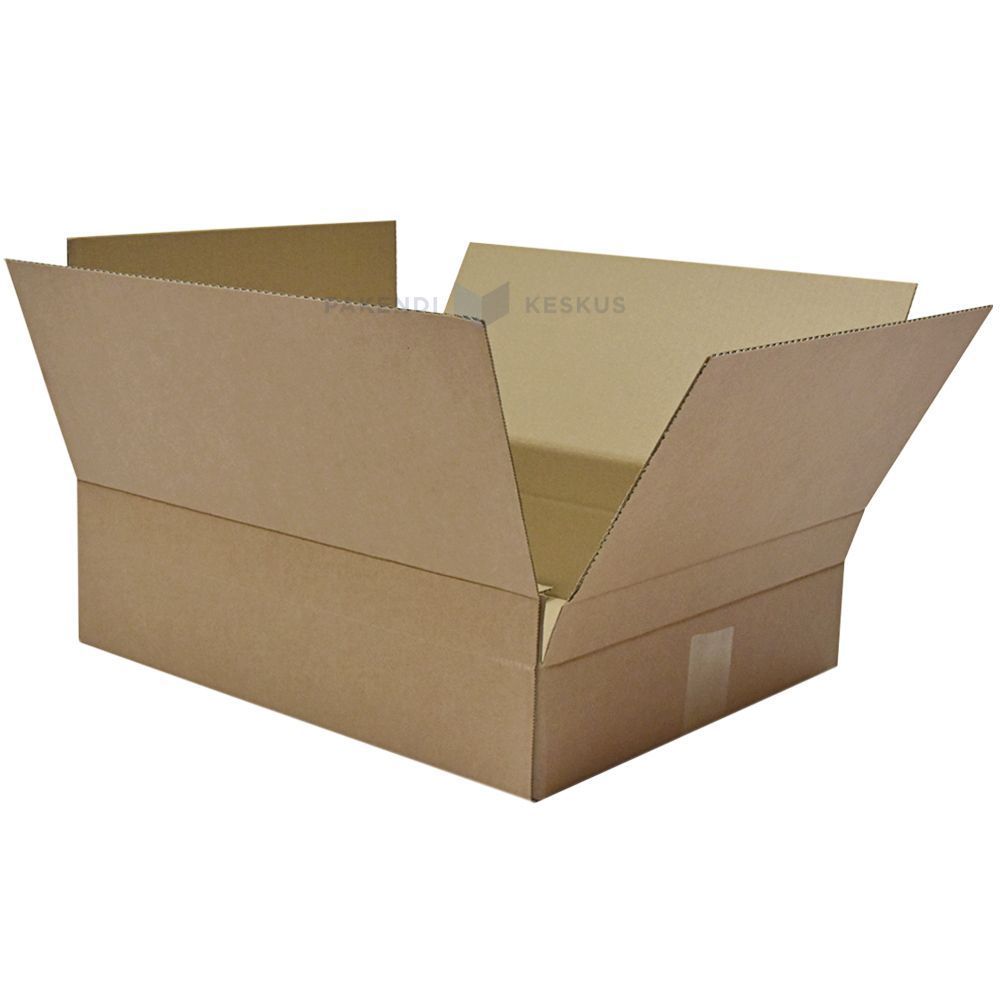 Corrugated carton box with different heights 400x320x110/70mm - Packforce