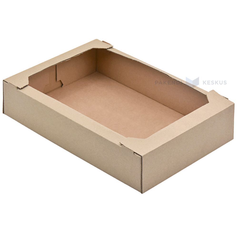 Mini corrugated carton box for biscuits and berries 292x193x60mm ...