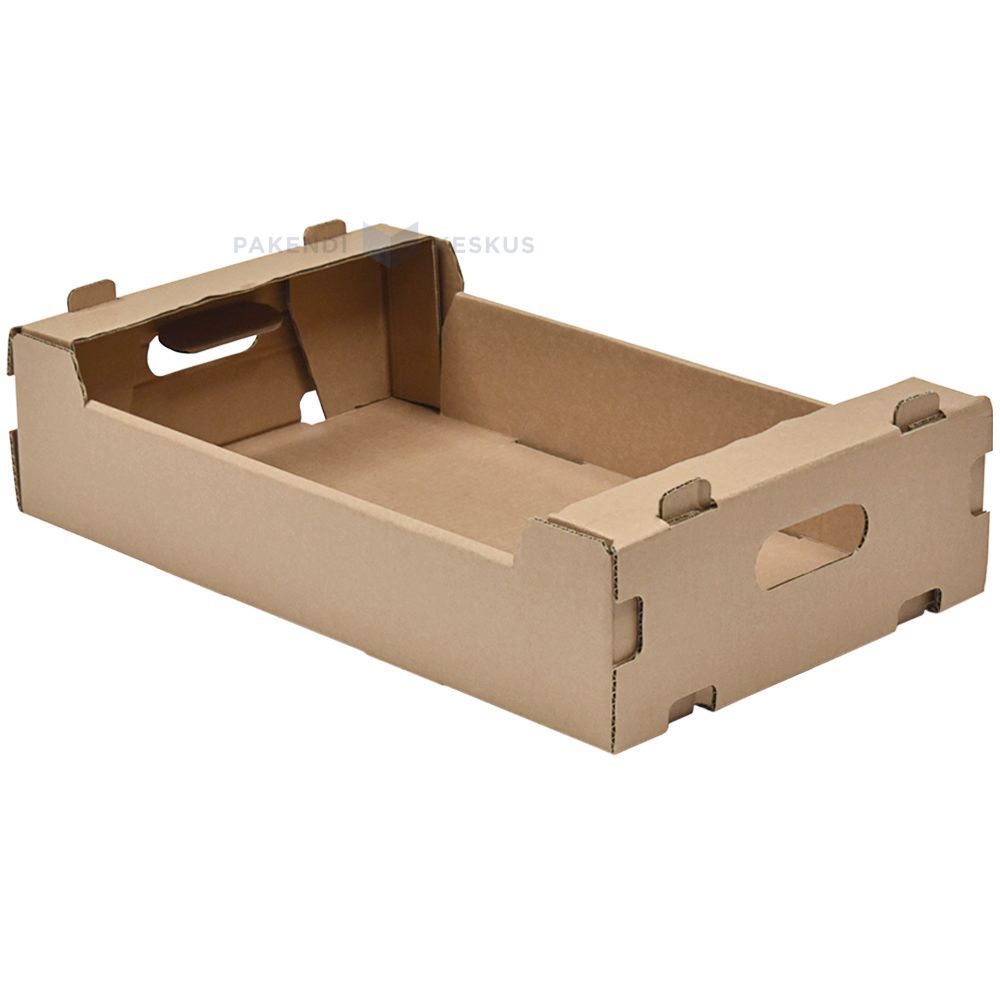 Corrugated carton tray box 463x276x80mm - Pakendikeskus