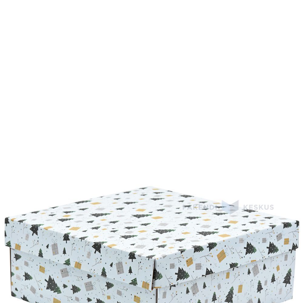 Kansi aaltopahvilaatikkon (MKE250250100VKU), 250x250x35mm - Packforce