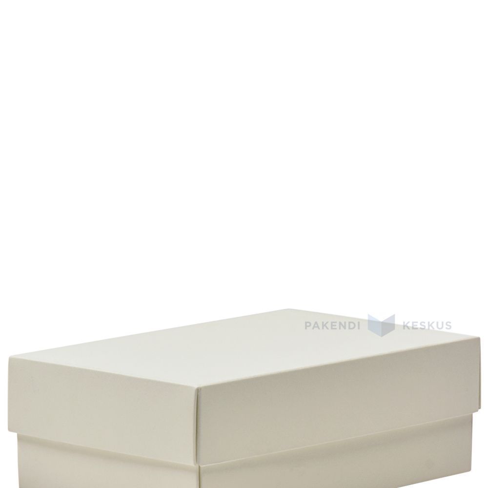 Šampanieša krāsas balts vāks kartona kastei 170x110x60mm M - Packforce