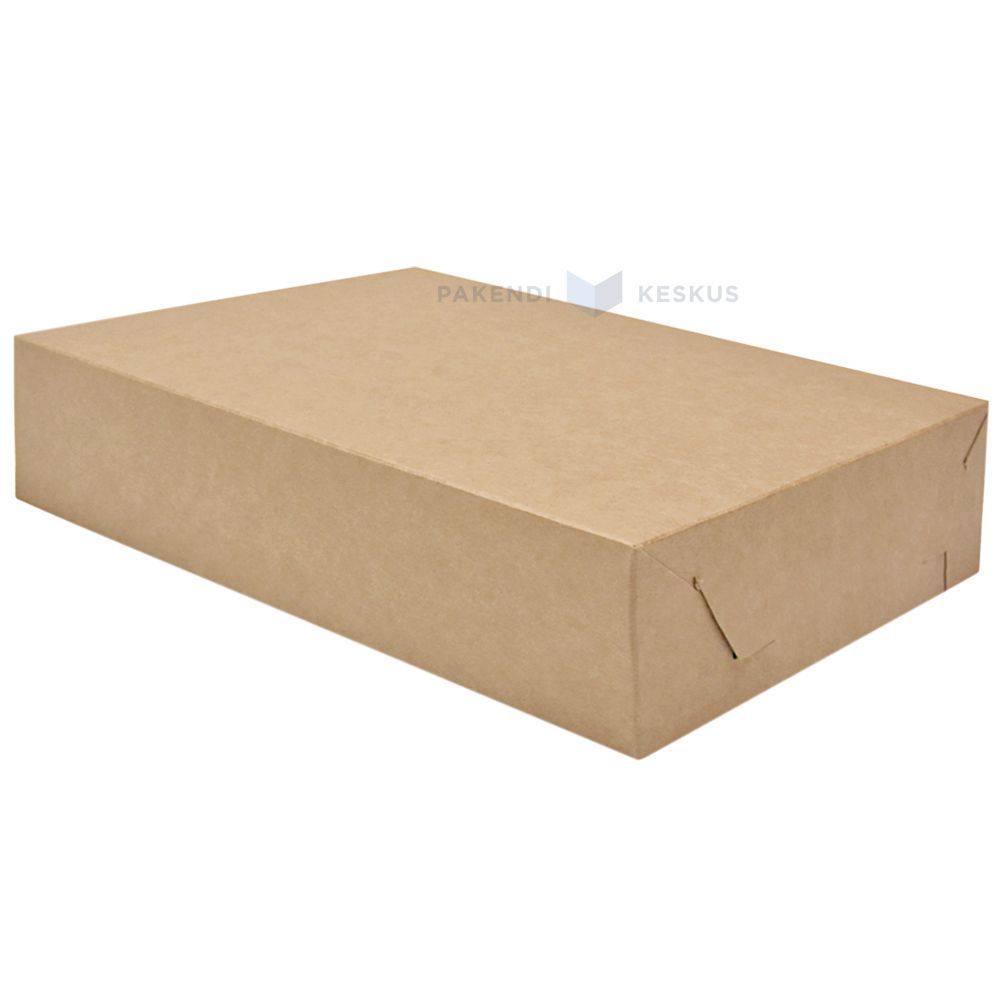 Leivosrasia kartonki, 19,5x26+6cm, nr. 5, rusk/valk, 200kpl/pkt - Packforce
