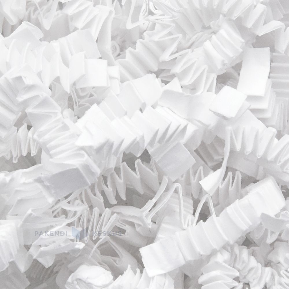 Shredded filler paper, white, 18L, 1000gr/pack - Packforce