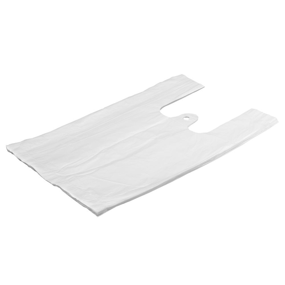 Särksangaga valge kilekott 16mic 25+12x47cm, pakis 200tk - Pakendikeskus
