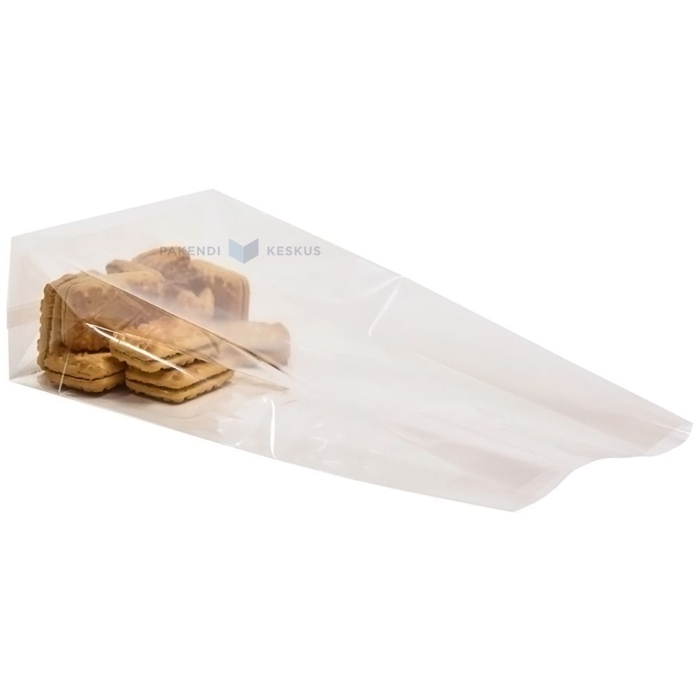 Polüpropüleen kilekott 12+6x25cm, pakis 50tk - Pakendikeskus