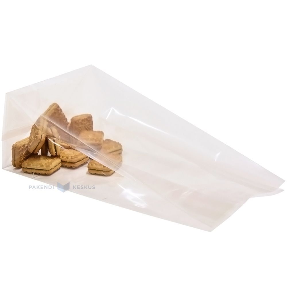 Polüpropüleen kilekott 14+10x30cm, pakis 50tk - Pakendikeskus