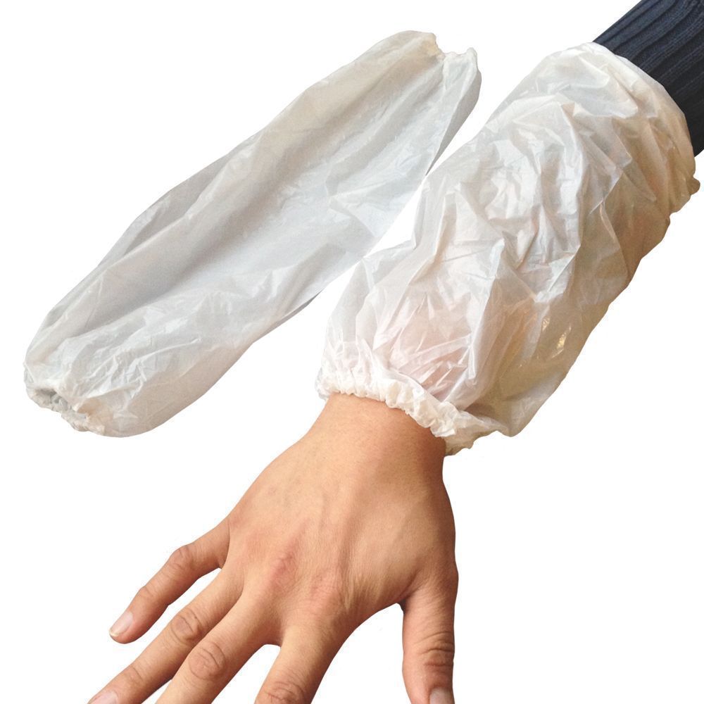 Valged varruka kaitsed, pakis 100tk - Pakendikeskus