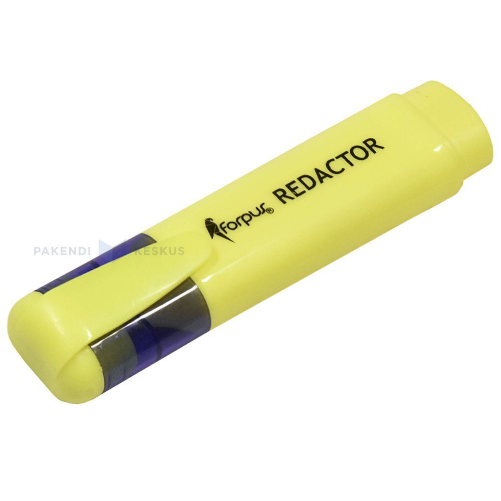 Yellow text marker Redactor 2-5mm - Pakendikeskus