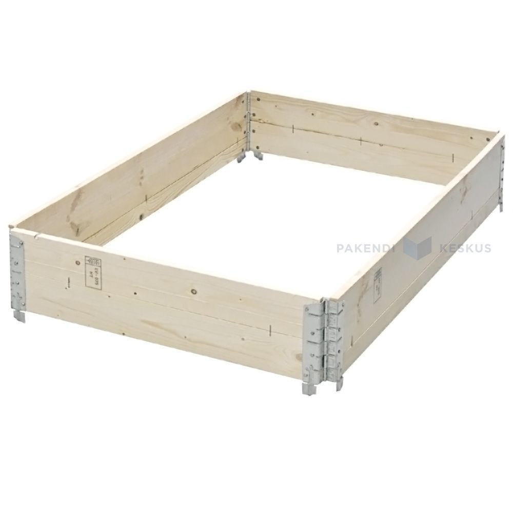 Wooden pallet frame 800x1200x195mm HT - Pakendikeskus