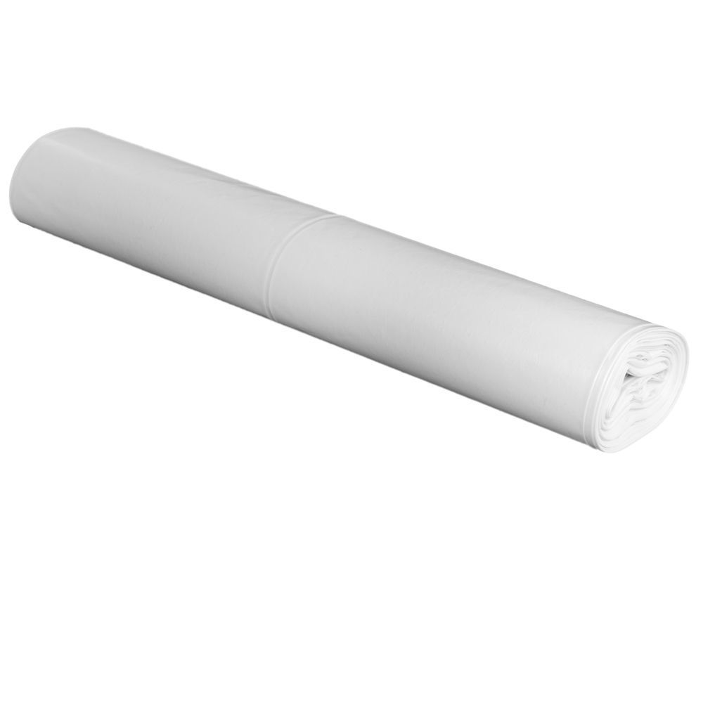 White garbage bag LD 150L, 10pcs/roll - Packforce