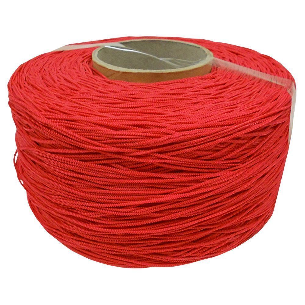 Red rubber string for tying machine 1kg, 1000m/roll - Pakendikeskus