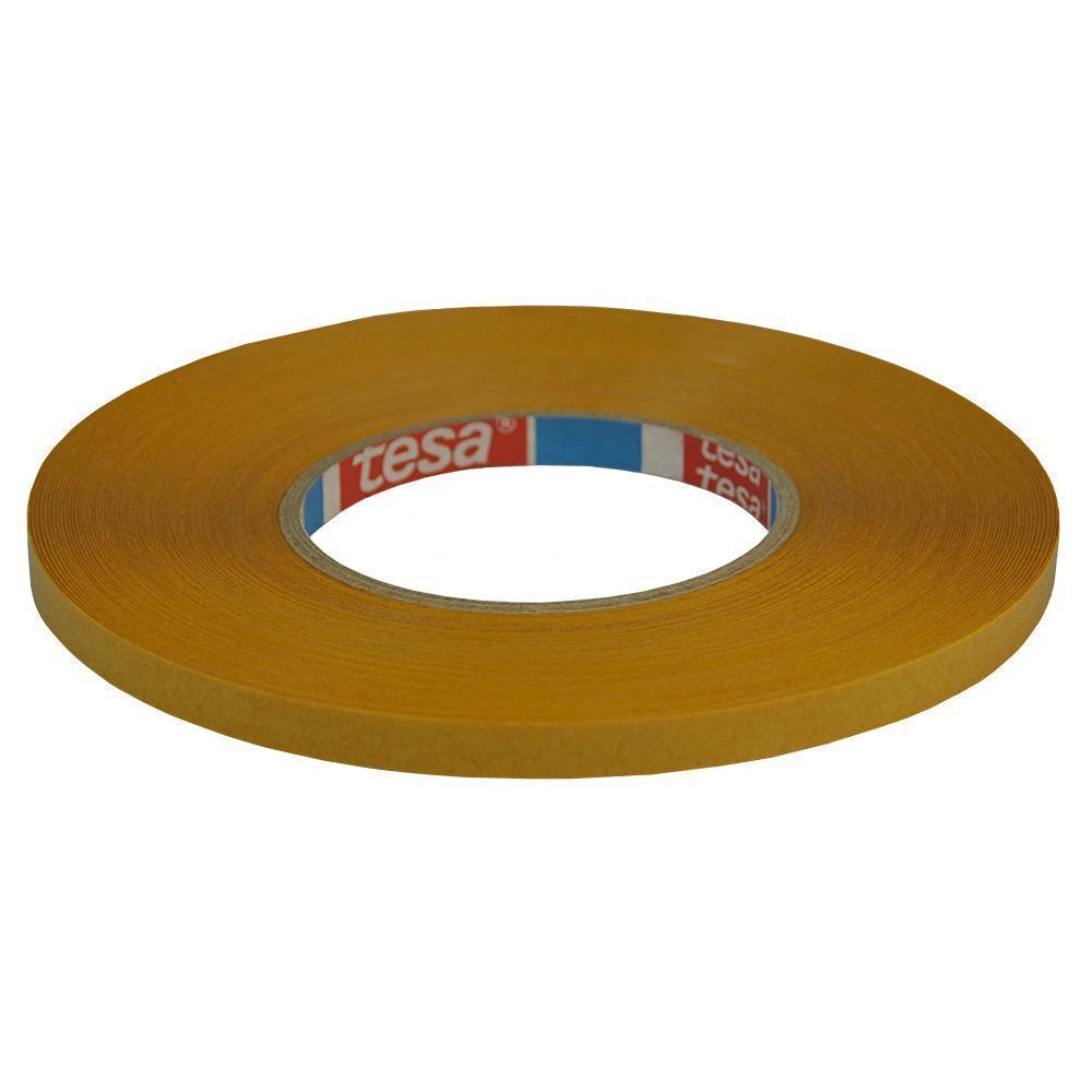 Translucent double-sided glassine tape Tesa 9mm wide, 100m/roll - Packforce