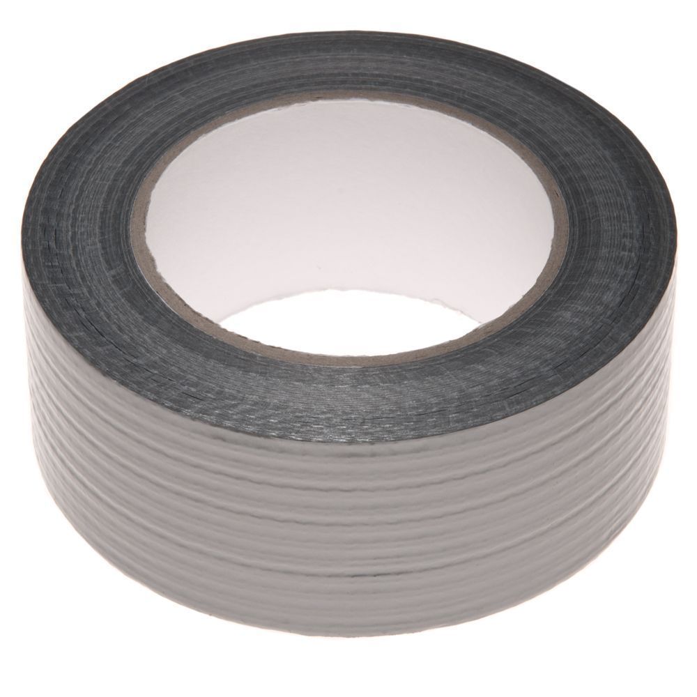 Grey duct tape 48mm wide, 50m/roll - Pakendikeskus