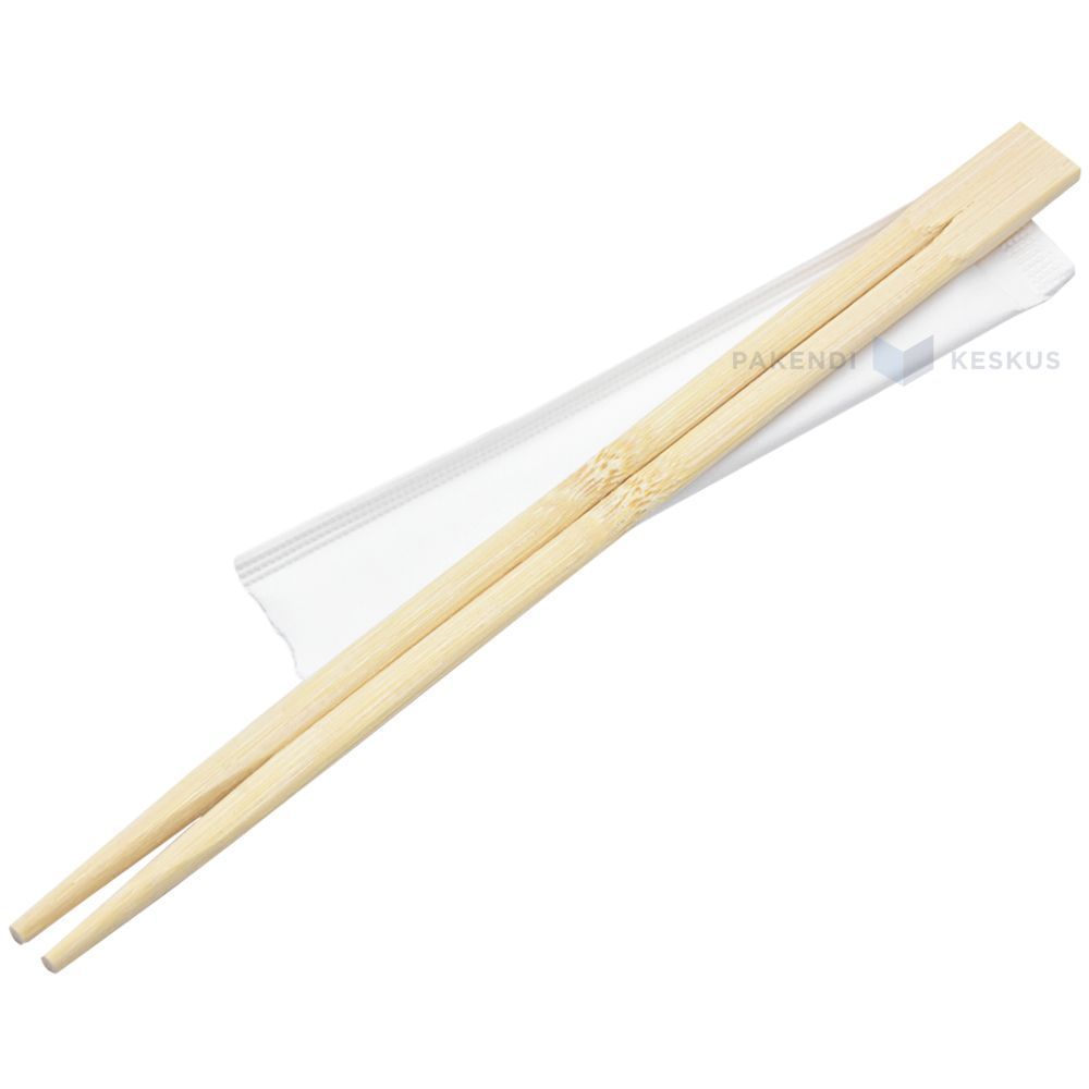 Bamboo sushi sticks packed inside paper 21cm, 100pairs/pack - Packforce