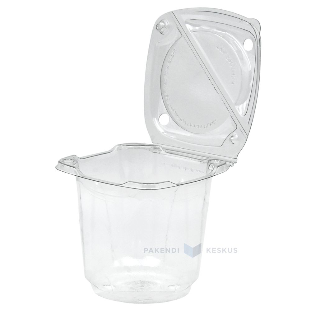 Transparent container for berries with joint lid 95x95x92mm 175g ...