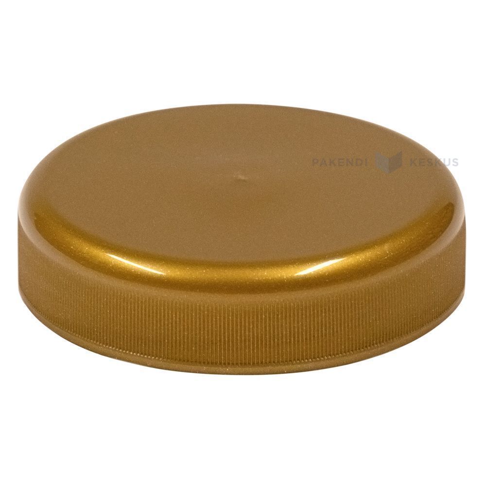 Golden lid for plastic jar diameter 63mm - Packforce
