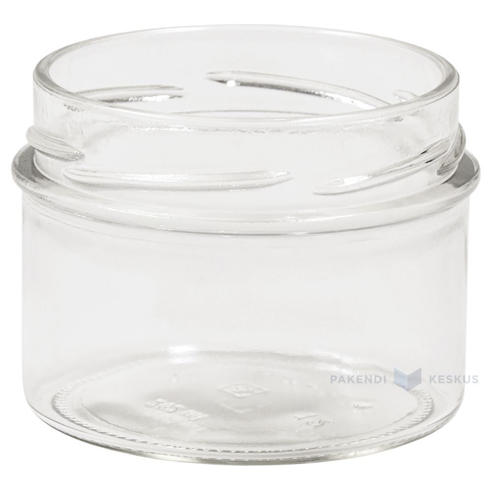 Glass jar without lid Innovation 262ml diameter 82mm - Pakendikeskus
