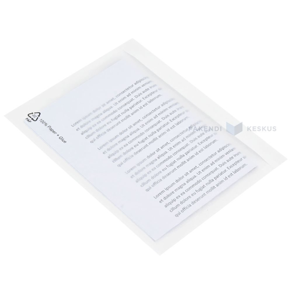 Self adhesive paper document envelope A6, 100pcs/pack - Packforce